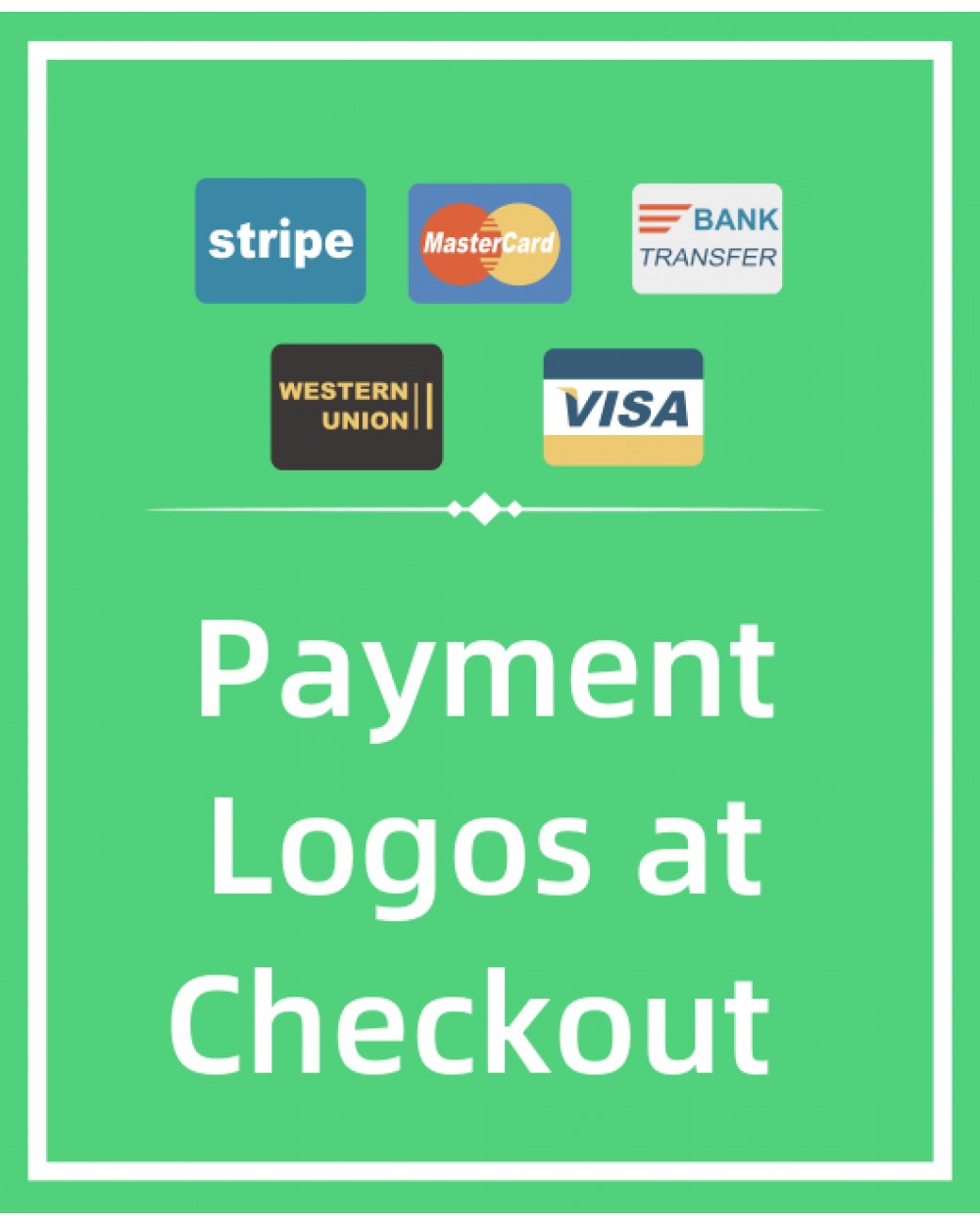 Opencart Extension Checkout Payment Method logos| Codeison
